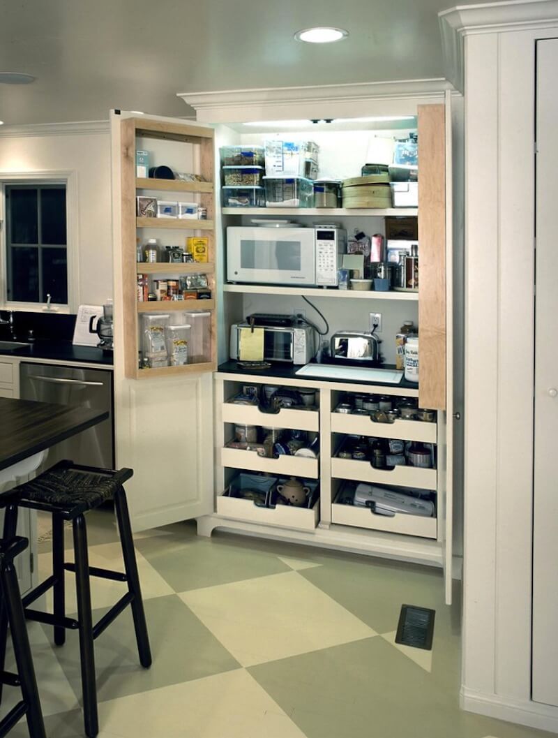 5 Ideas for Fold-Away Kitchen Storage – Real Estate